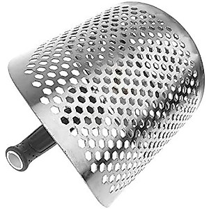 YtotY Beach Sand Scoop with Handle, Metal Detecting Tool,Beach Underwater Treasure Hunting, Stainless Steel Water Metal Detecting Tool Digging Shovel Fast Sifting Metal Detector…