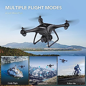 TOMZON P5G Drones with Camera for Adults 4K, FPV GPS Camera Drone 5G WiFi Transmission for Beginner, Auto Return Home, Follow Me, Custom Flight Path, Under 249g, 36 Mins Long Flight with Carrying Bag