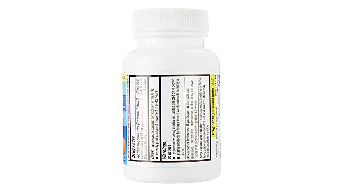 Walgreens Senna-S Tablets for Gentle Constipation Relief