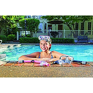 Poolmaster Sport Dive Mask/Snorkel Dive Set, Pink