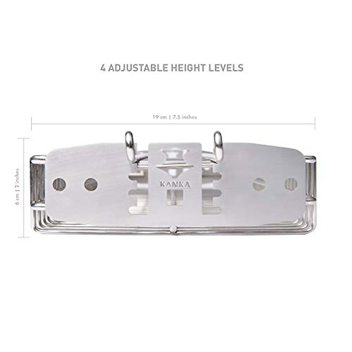 KANKA Grill XL Grill Basket. DOUBLE the size of regular baskets! 100% Stainless Steel