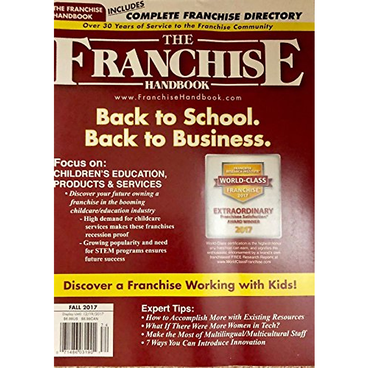 THE FRANCHISE HANDBOOK FALL 2017