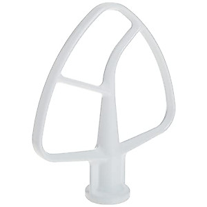 KitchenAid K45B Coated Flat Beater, White, 4.5 Qt