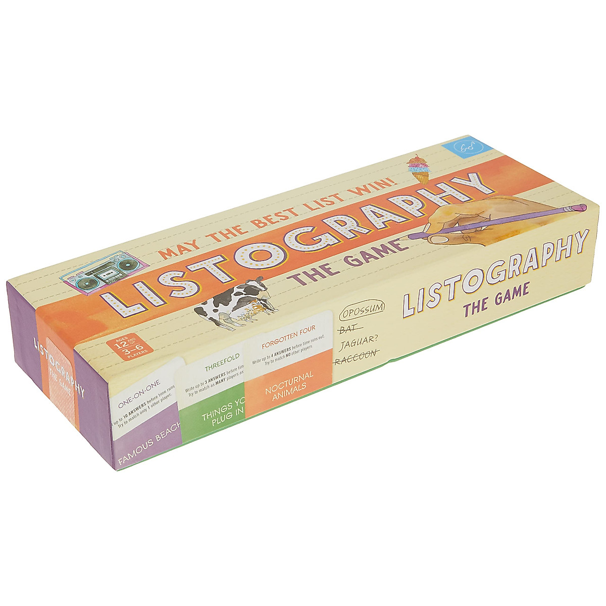 Listography: The Game: May The Best List Win! (Board Games, Games for Adults, Adult Board Games)