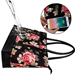 Laptop Tote Bag,15.6inch Laptop Purse Work Bag for Women Teacher Tote Bag