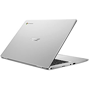 ASUS 14 C424MA Chromebook Laptop, 14" FHD Anti-Glare, Intel Celeron N4020 Processor, 4GB LPDDR4 RAM, 128GB eMMC, 802.11AC WiFi, Bluetooth 5.0, Type-C, Webcam, Silver, Chrome OS, 64GB Flash Drive