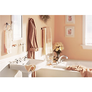 Moen P5860 Donnor Collection 6.25-Inch Diameter Contemporary Bathroom Hand -Towel Ring, Chrome