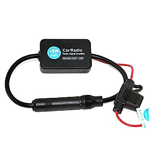 Auto Wayfeng WF® 12V Car Radio Signal Amplifier Antenna Auto Antenna Booster for Car Radio Antenna