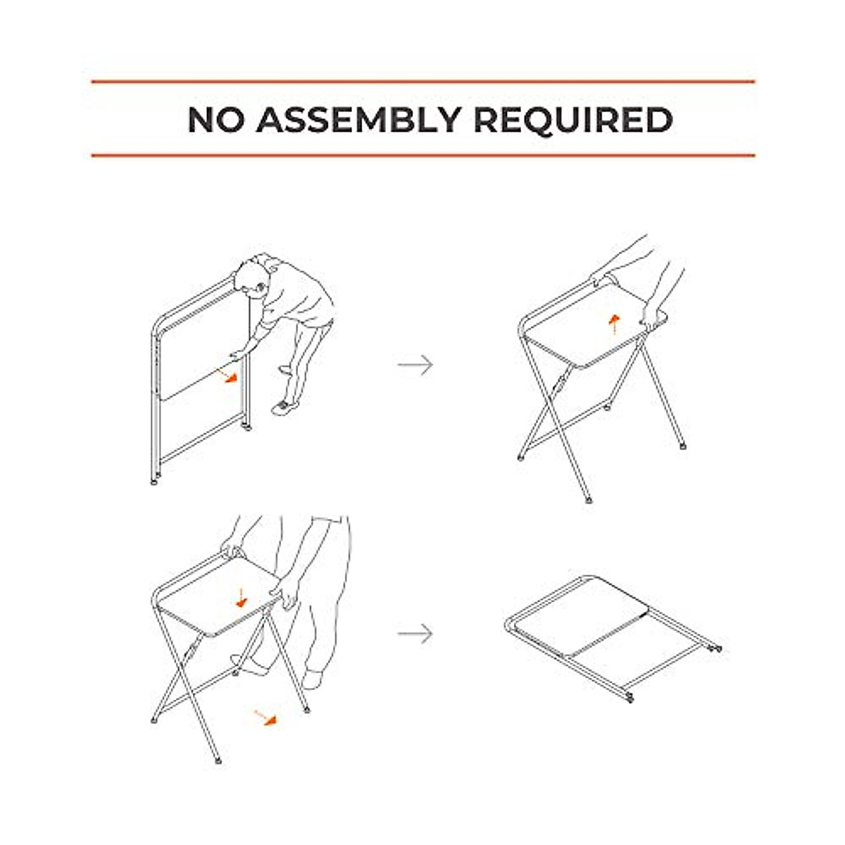 SOFSYS Modern Folding Desk for Small Space, Computer Gaming, Writing, Student and Home Office Organization, Industrial Metal Frame with Premium Desktop Surfaces, Oak/Black