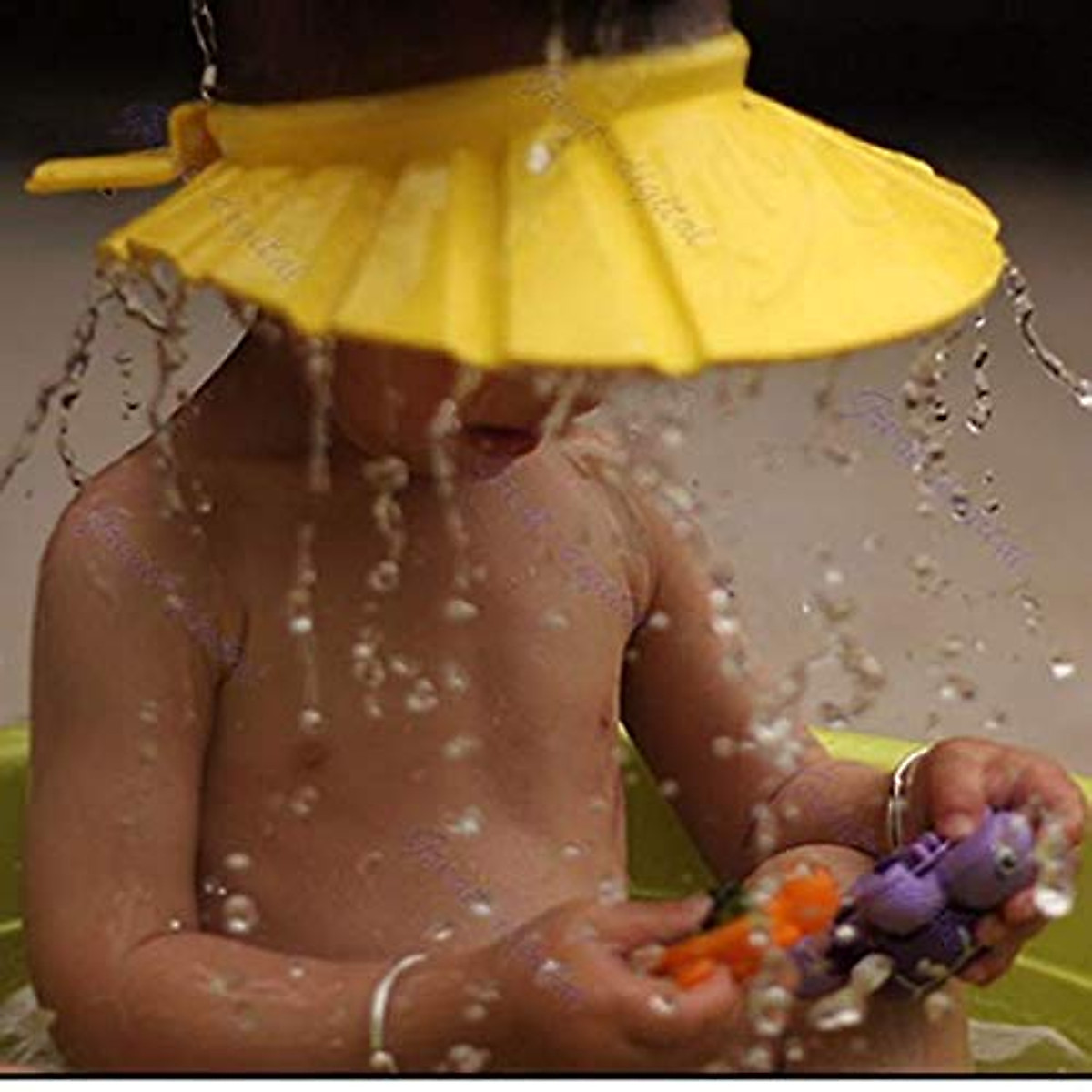 Baby Shampoo Shower Protection Cap Waterproof Bathing Hat （3 Pack）