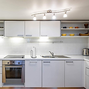 Blue Donuts Paper Towel Holder Countertop - Easy One-Handed Tear Paper Towel Holder, Farmhouse Paper Towel Holder, Black Paper Towel Dispenser Countertop