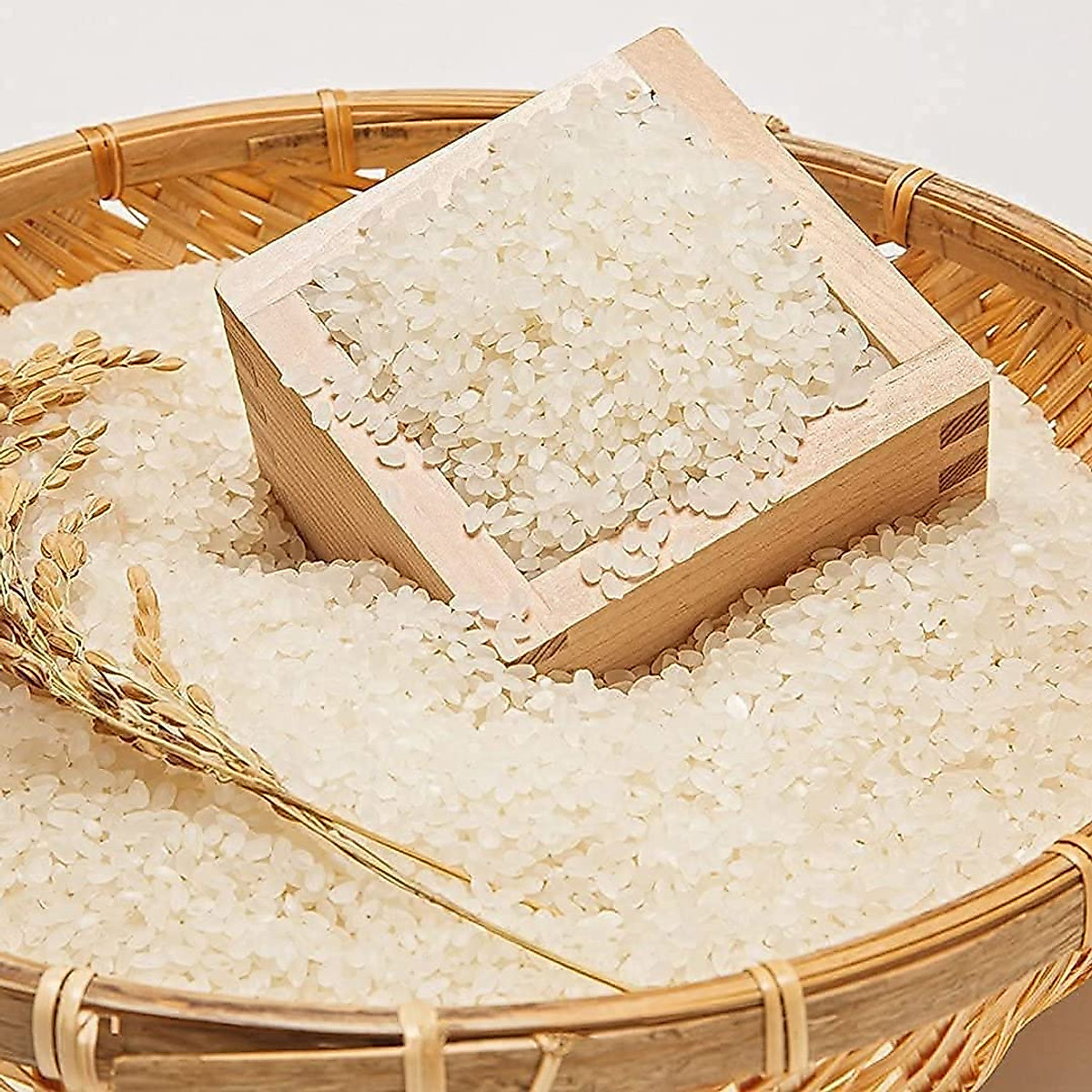 TIKUSAN Wooden Sake Cups Masu Japanese Hinoki Wood Sake Box Made in Japan (4.9 fl oz(8 shaku))