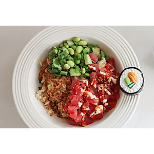 nora fleming on a roll (sushi) A294 - Hand-Painted Ceramic Unique Décor - Summer Minis for the Home and Office