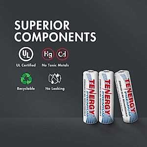 Tenergy TN145 8-Bay AA/AAA NiMH/NiCd Charger + 8xAA & 8xAAA Premium Batteries Combo