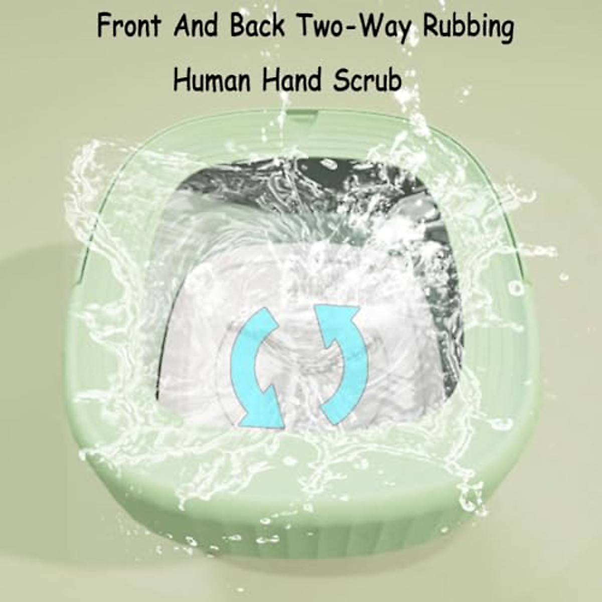 RUVSUN Small Washing Machine, Mini Washer and Dryer, Washer Machine, Fully Automatic Integrated Small Washing Machine, 360 ° Deep Cleaning Clothes Without Dead Ends Design, Suitable for Bathroom