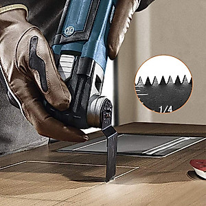 Diagtree 50 Pcs Wood Universal Quick Release Oscillating Saw Blades Compatible with Fein Multimaster Porter Cable Black & Decker Bosch Craftsman Ridgid Ryobi Makita Milwaukee Rockwell