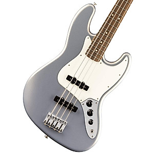 Fender Player Jazz Bass, Silver, Pau Ferro Fingerboard