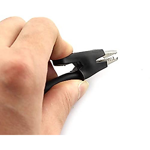 Longdex 2pcs/set 4mm L Type Banana Male Plug to Alligator Clip Pure Copper Test Cable Multimeter Testing Probe 1m (Black + Red)