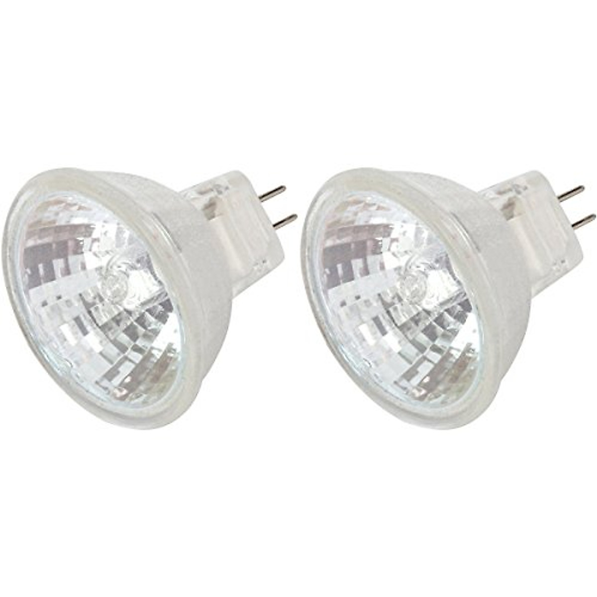 Simba Lighting 10 Watt 12 Volt MR11 Halogen Spotlight Bulbs (2 Pack) 2-Pin 110lm 30° Beam Angle for Accent, Track Light, and Fiber Optics, GU4 Bi-Pin Base, Glass Cover, Warm White 2700K Dimmable