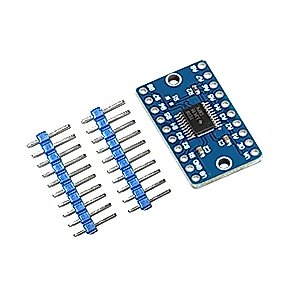 sb components 8 Bit Level Shifter TXB0108 Full Duplex 8 Channel Bi-Directional Logic Level Shifter Converter for Raspberry Pi, Arduino, Beaglebone, etc