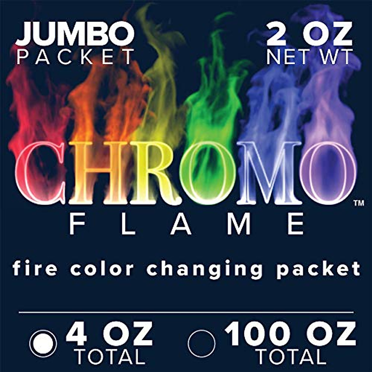 CHROMO FLAME Fire Color Changing Packets for Fire Pit, Campfire ...