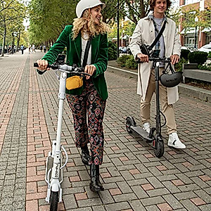 Jetson Eris Adult Electric Scooter - Includes Easy Folding Mechanism, LCD Display, Integrated Phone Holder, Reach Speeds up to 14 MPH, Range of up to 12 Miles, Ages 12+, Black, JERIS-BLK