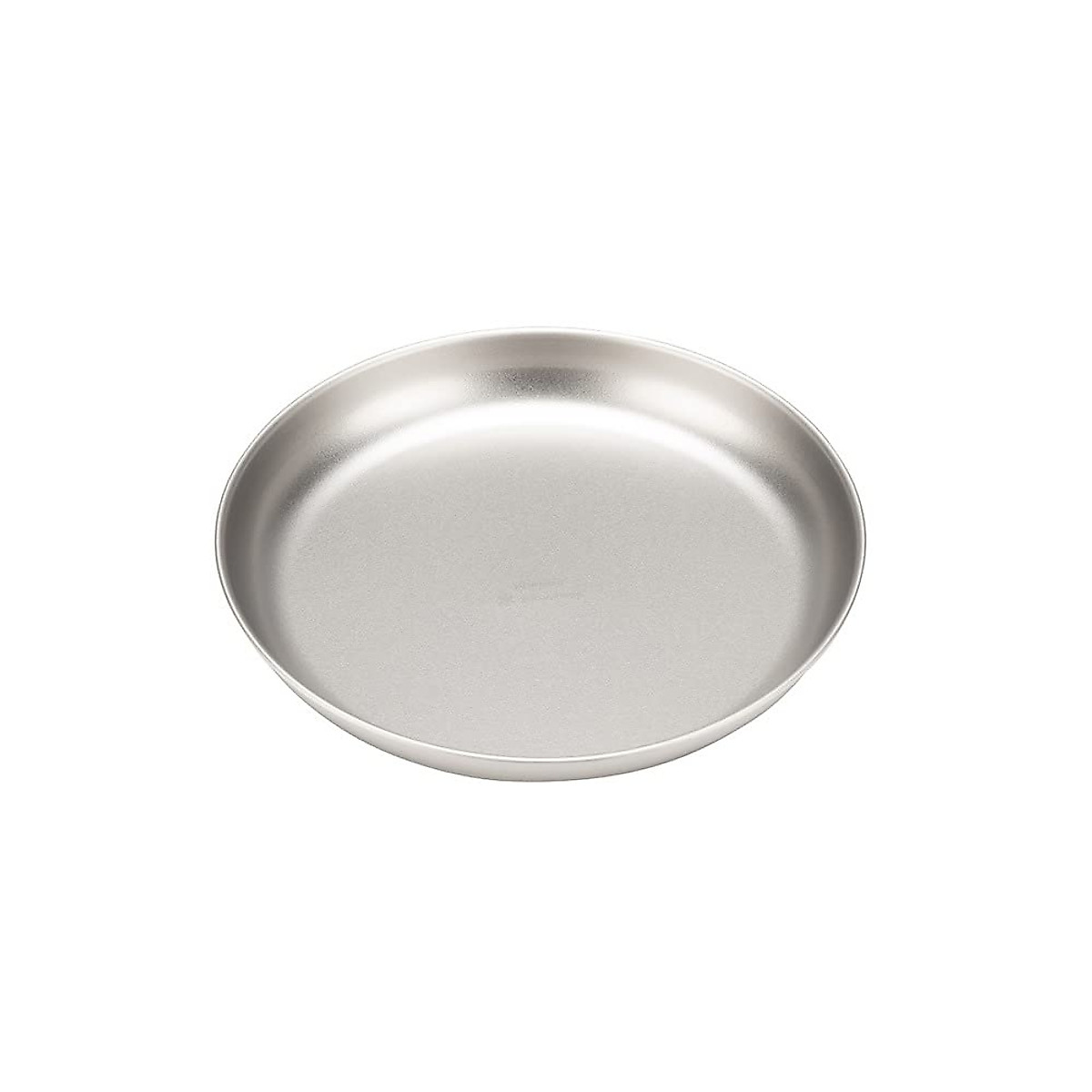 Snow Peak Titanium Trek Plate - Ultralight, Durable Camping Plate - Outdoor Kitchen Essential for Backpacking & Camping - 18 cm