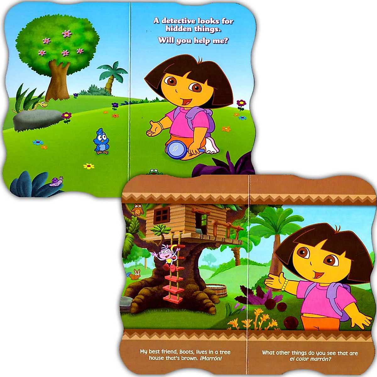 Nickelodeon Dora The Explorer Baby Toddler Board Books - Set of Four