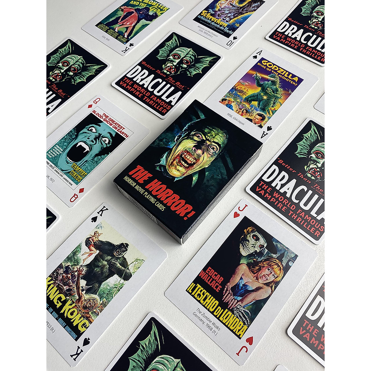 Gibsons Piatnik The Horror! Single Deck Playing Cards from Card Game | Pack of Cards