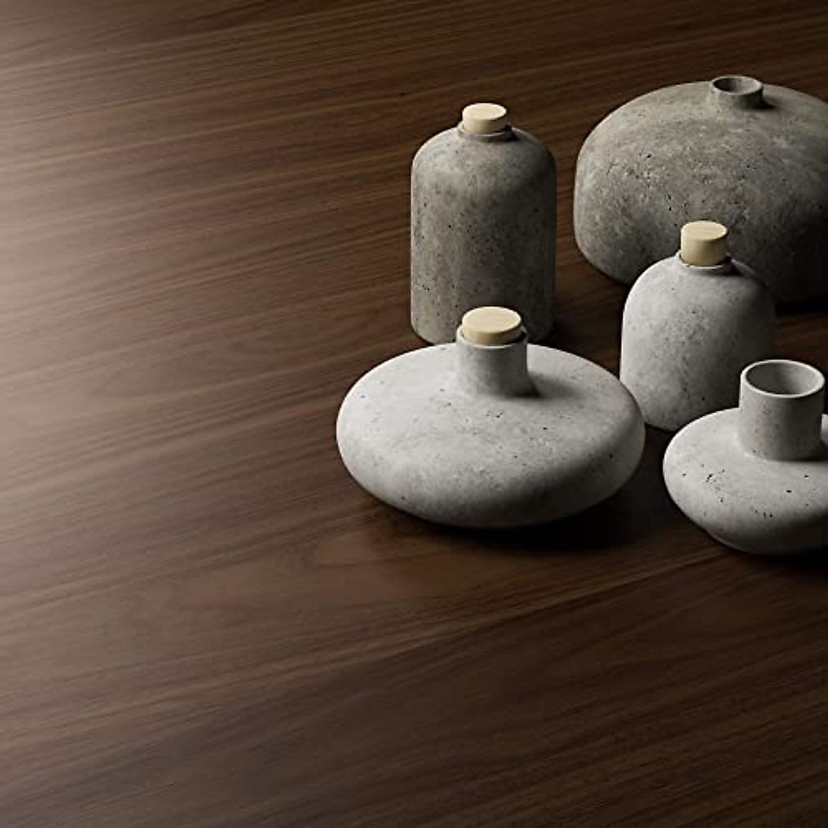 Mobili Fiver, Easy, Extendable dining table, 55,1(86,6) x35,4 in, Walnut, for 6-10 people, Expandable Dining Table for Kitchen, Italian Furniture