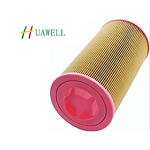 HUAWELL 6 Pcs Inner Outer Air Filter for Kubota ZD323 ZD326 ZD331 Zero Turn Lawn Mowers Replaces Part# K3181-82250 & K3181-82240