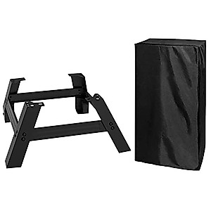 EasiBBQ Universal Leg Extension Kit and Cover Bundle for Masterbuilt 30-inch Digital Electric Smoker. Compatible with Digital Electric Smokers Part Numbers: MB20071117 MB20101114 MB20070421 MB20070210