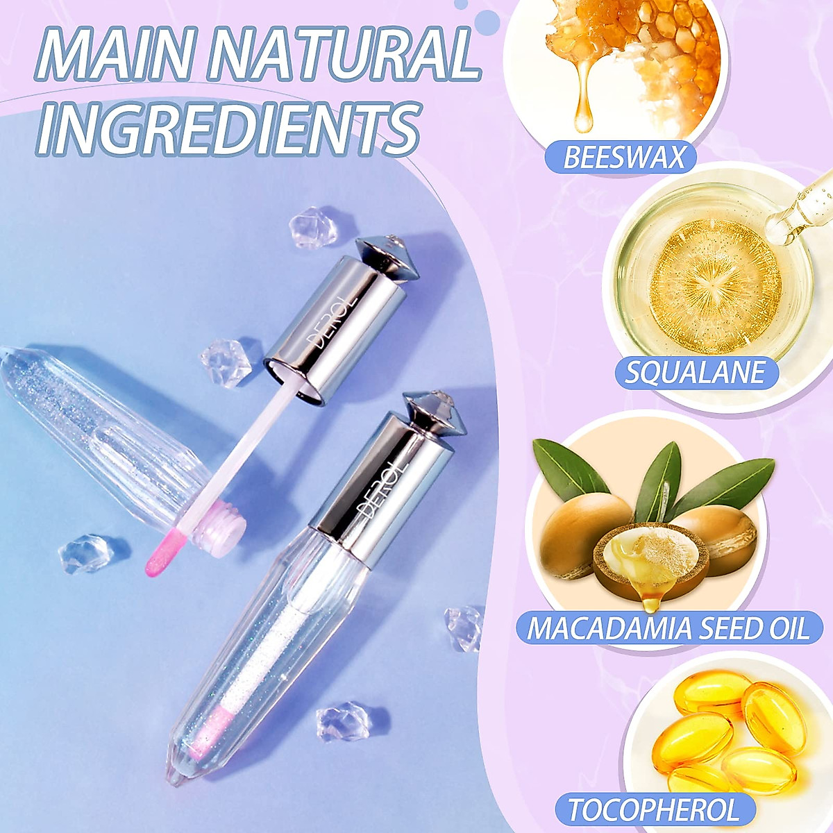 LOKFAR Color Changing Clear Liquid Blush for Cheeks and Lips, Moisturizing Multi-use Rouge Blush Gel, Magic Tinted Balm Waterproof Transparent Cream Liquid Blush, Glossy Shiny Finish Korean Blush Makeup - 5ml