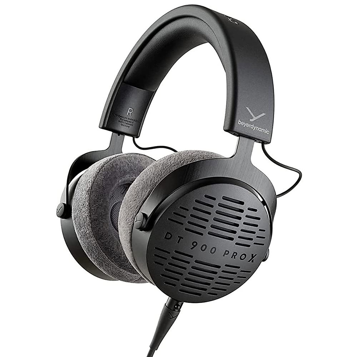 beyerdynamic 737704 DT 900 PRO X Open-Back Studio Headphones for Mixing & Mastering Bundle with Deco Gear Full-Sized Headphone Case, Headphone Stand and Microfiber Cleaning Cloth