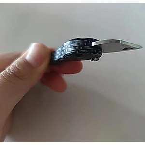 DHDestined Fateful Folding Pocket Knife, Mini Portable Knife, Unique Gift for Men Women Multicolor(black)