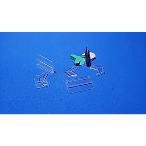 Board Game Clips, Crystal Clear 2mm Straight (8 Pack), Keep Your Boards Together!