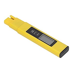 TDS Meter, Dual Color Prompt Digital Display Glass Electrode Automatic Temperature Compensation Unit Switching Water Quality Tester for Swimming Pool