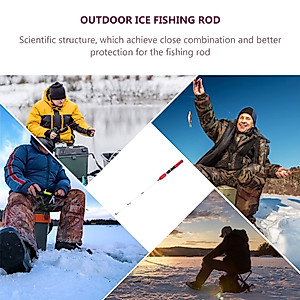 Homoyoyo 1pc Ice Fishing Rod Short Fishing Rod Outdoor Fishing Tool Adjustable Fishing Rod Lure Fishing Tool Outdoor Fishing Rod Ice Fishing Pole Adjustable Fishing Pole Outdoor Supply