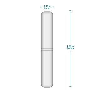 stonylab Magnetic Stir Bar, 5-Pack 60 mm PTFE-Coated Stir Bar Set Magnetic Stirring Bars White Stir Mixer for Stirrers Laboratory Stir Plate Bar, 5 PK