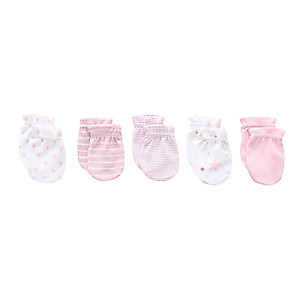 Chamie Newborn Infant Bodysuit Pants caps Mittens Short Sleeve Infant Clothes for Boys and Girls