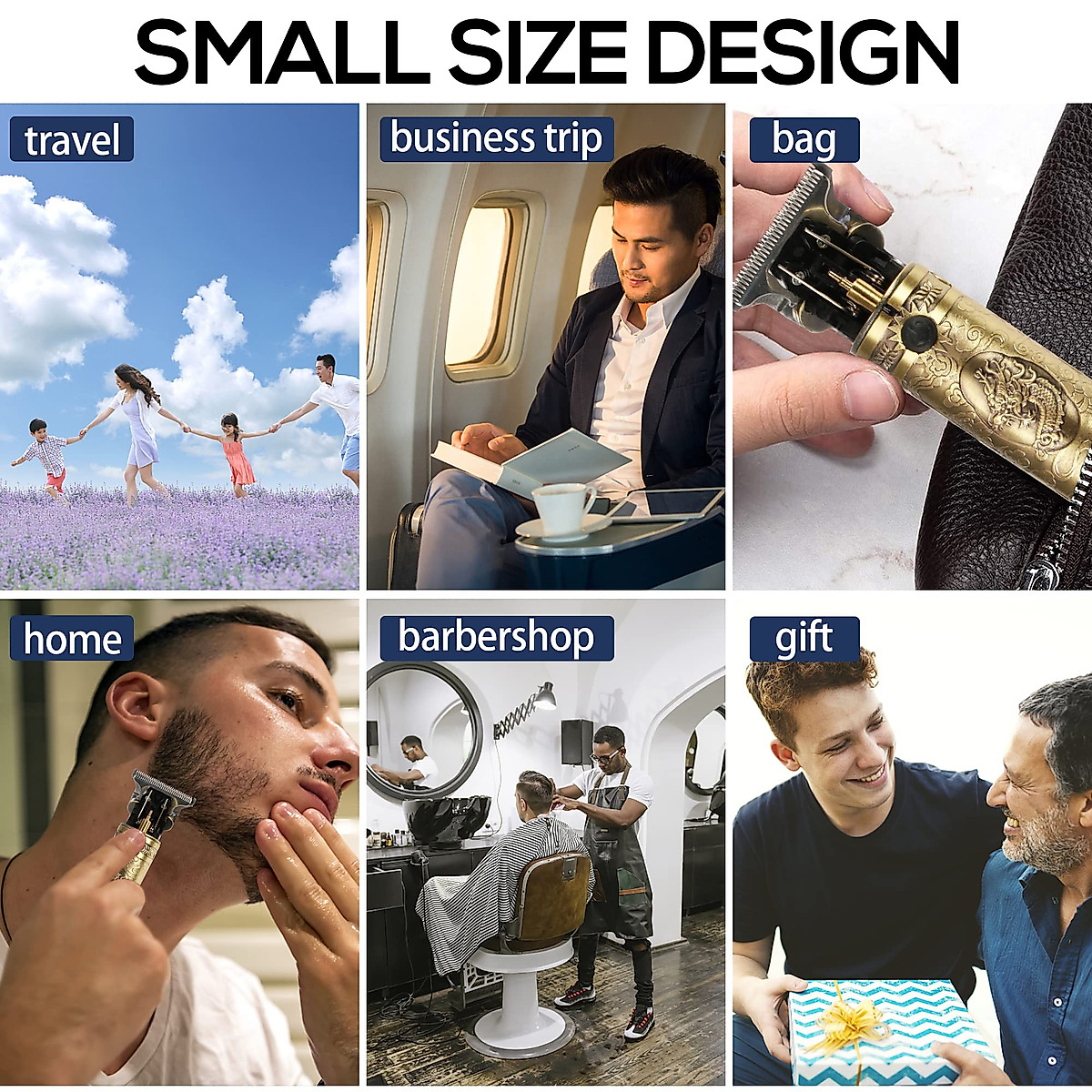 BA-BOLING Hair Clippers for Men Professional, Pro t Outliner Edgers Trimmer for Mens Hair Cutting, Zero Gapped Beard Trimmer Hair Clipper Cordless Electric Led Display for Barbers