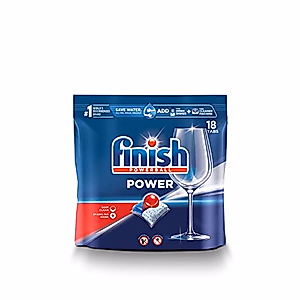 Finish Power - 18ct - Dishwasher Detergent - Powerball - Dishwashing Tablets - Dish Tabs