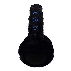 ALZO Bluetooth Earmuff Headphones Fashion Accessory Black