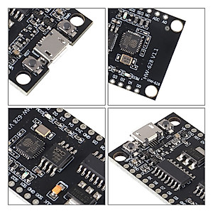 AITRIP 6PCS NodeMCU V3 Lua WiFi Module Integration of ESP8266 + Extra Memory 32M Flash, with PCB Antenna and USB-Serial CH340G Compatible with Arduino NodeMcu Lua CH340