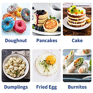 M JNGMEI 4 Pieces Stainless Steel Cookie Cutter Set 2.25inch, 2.75inch, 3.25inch,3.5inch Biscuit Plain Edge Round Cutters Sizes Shape Molds GIFT PACKAGE