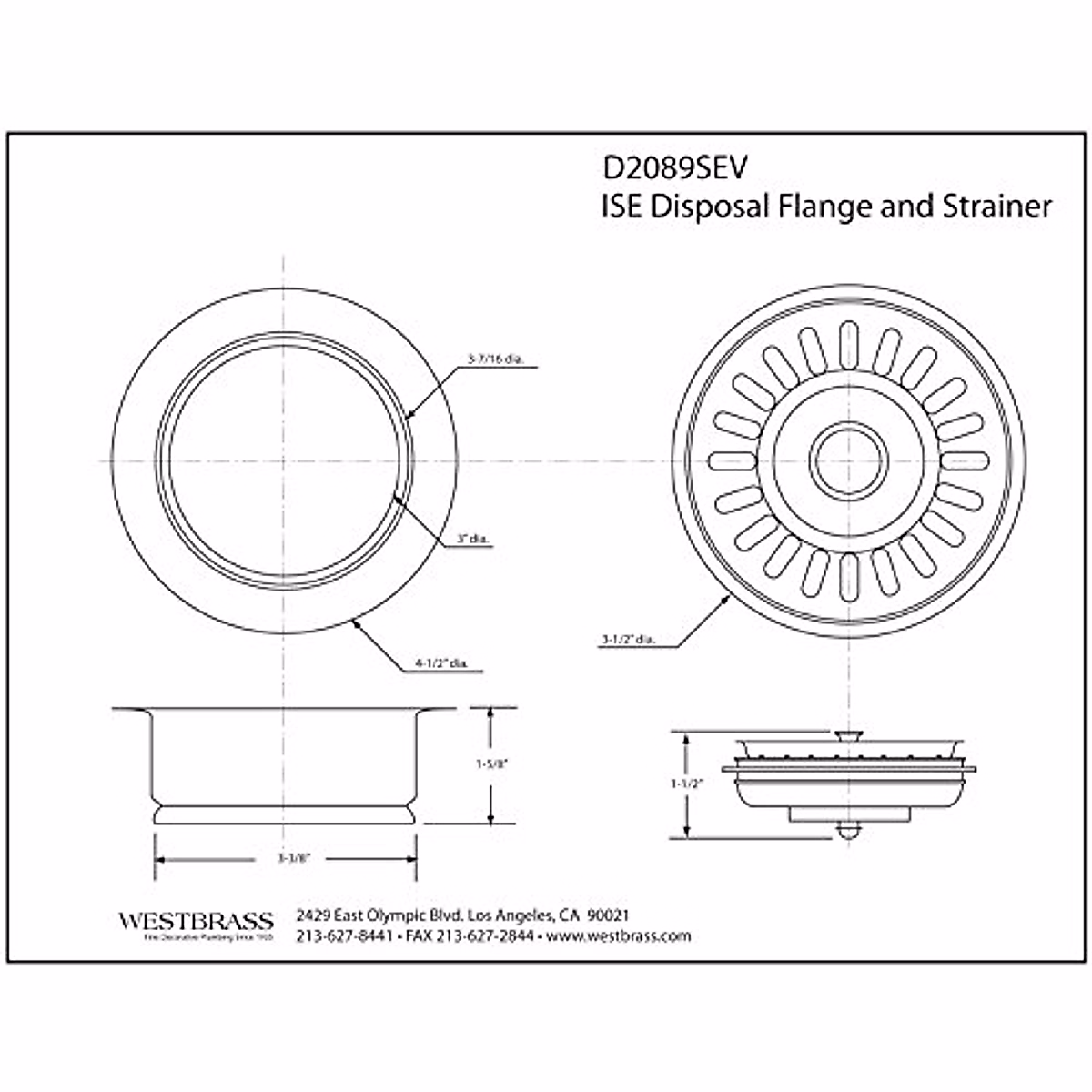 Westbrass C0145-12 Docalorah 10" 2-Handle Hot and Cold Water Dispenser Faucet Kit with Heating Tank, Filter, Kitchen Sink Strainer & Disposal Trim Set, Oil Rubbed Bronze