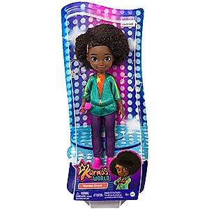 Mattel Karma’s World Mattel Karma Grant Doll with Microphone Accessory, Brown Hair & Brown Eyes
