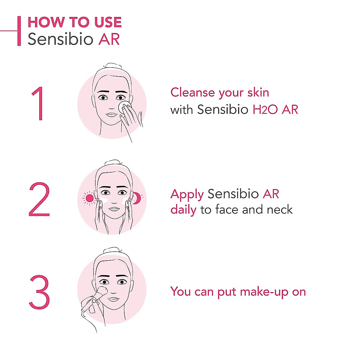 Bioderma - Sensibio AR Cream - Facial Redness Relief Lotion - Skin Soothing and Moisturizing - Face Lotion for Sensitive Skin