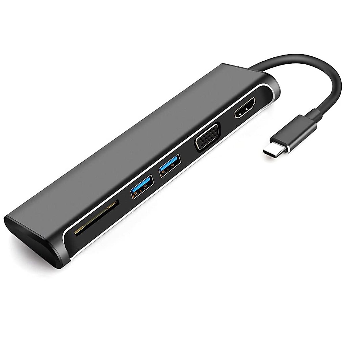 SHYPT Docking Station Expansion Notebook Type-C Docking Station Expands USB Adapter Mobile Phone Converter