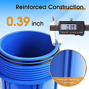 PUREPLUS Whole House Water Filtration System with Sediment and Carbon Water Filter